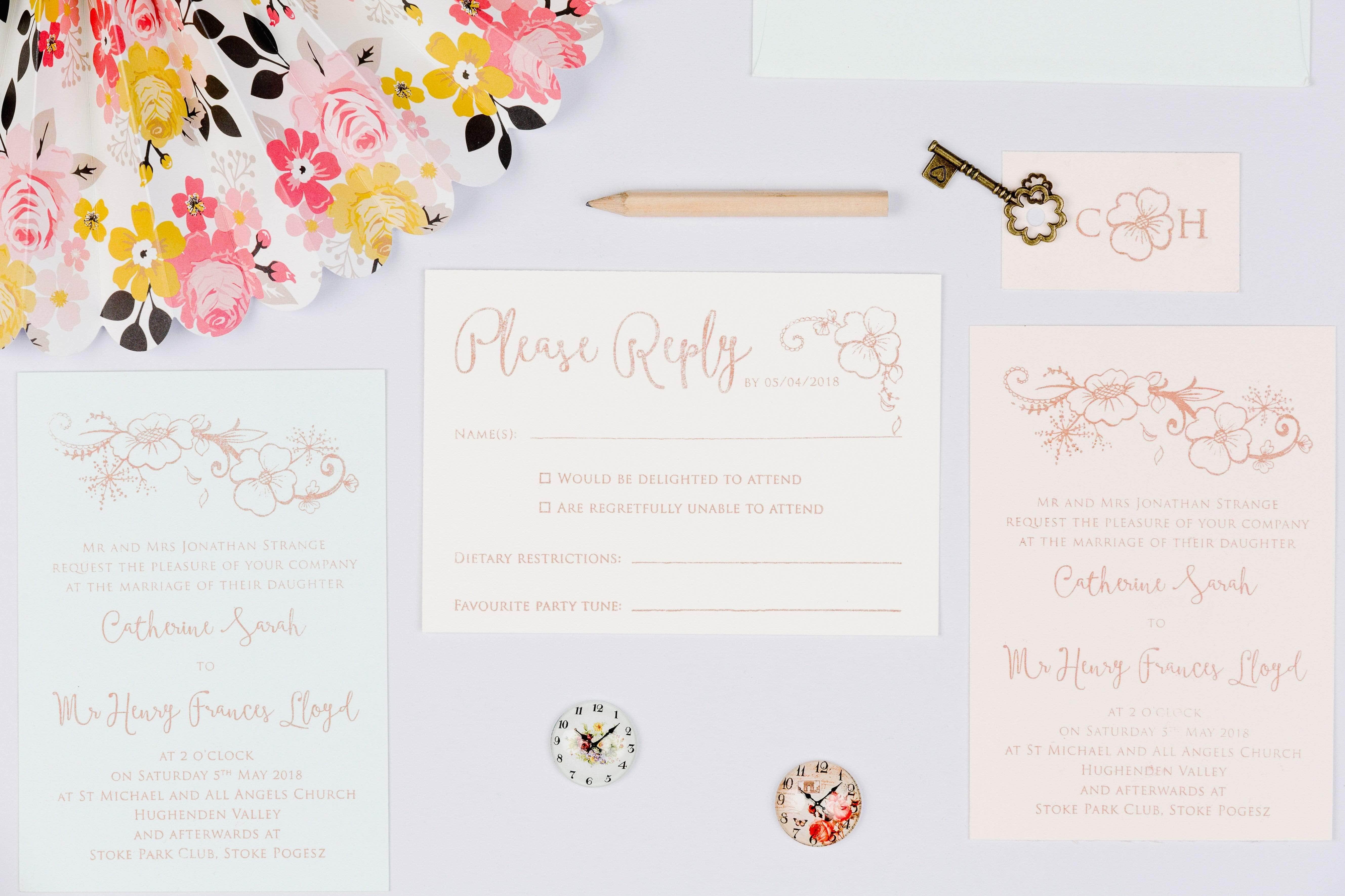 Customised Wedding Stamps & wedding date stamps