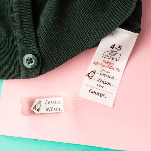 Personalised Name Stamp For School Clothes & Uniform Labels