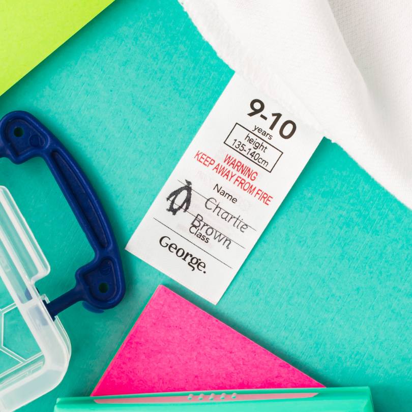 Personalised Name Stamp For School Clothes & Uniform Labels