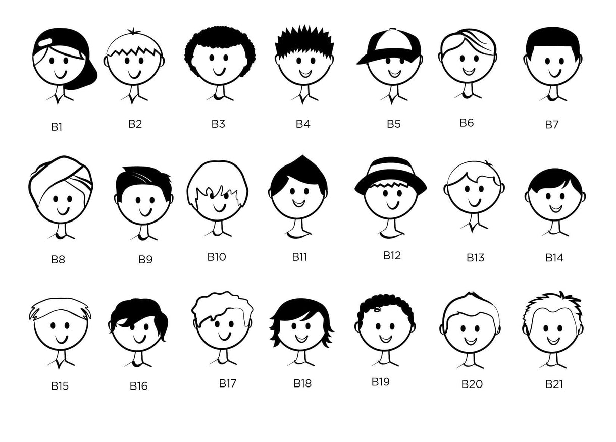 Novelty Family Portrait Stamp - Small