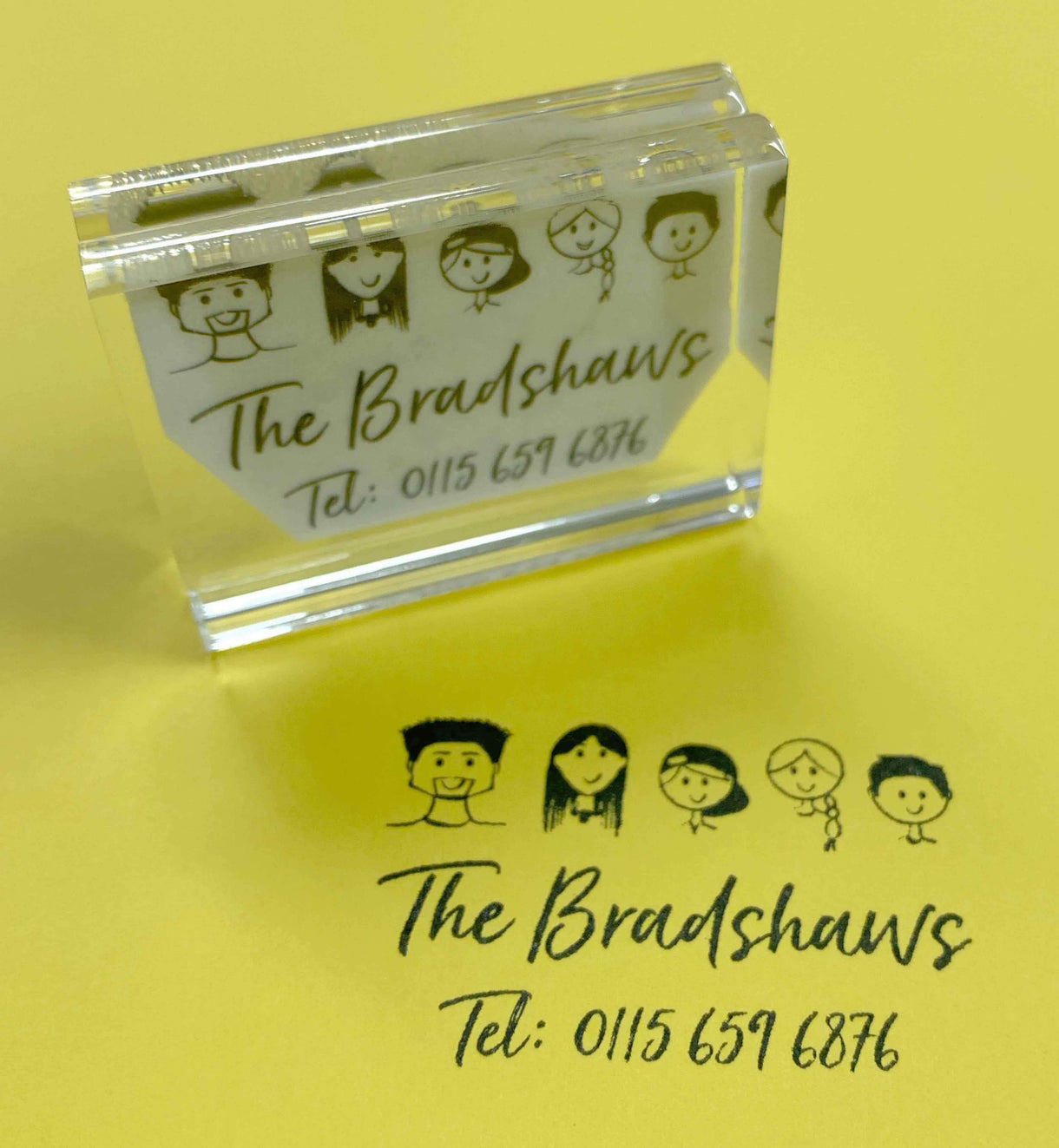 Novelty Family Portrait Stamp - Small